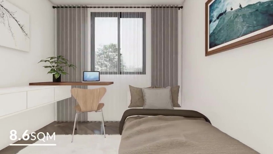 17x33 Feet Small House Plan 5x10 Meters 3 Bed 2 Bath PDF Plan (A4 Hard ...