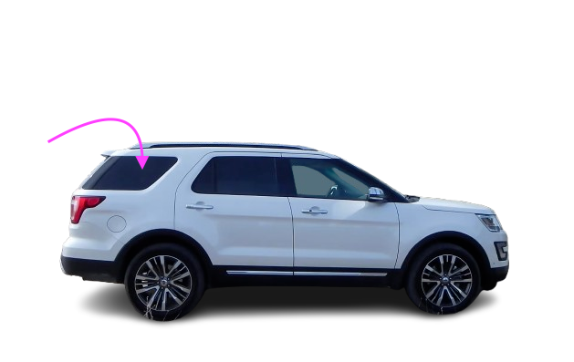 Fits: 2011-2019 Ford Explorer 4D Passenger Side Right Rear Quarter ...