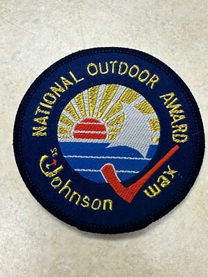 National Outdoor Award Patch Johnson Wax Advertising | eBay