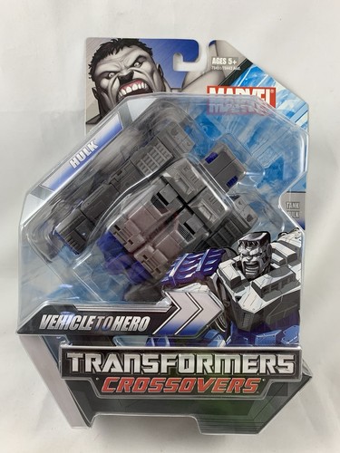 Hasbro Transformers Marvel Crossovers Hulk to Tank Gray Variant Super ...