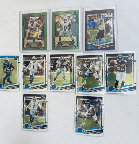 2023-2024 NFL Optic/ Prizm - 10 Card Lot. Cowboys, Eagles, Bears ...