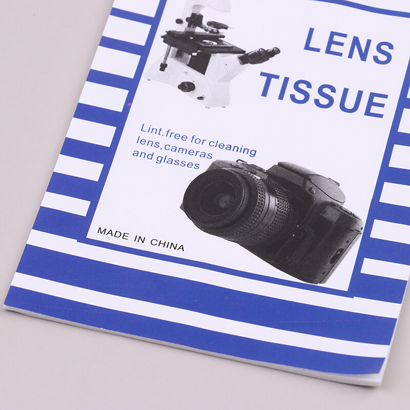 50 Pcs / Lens paper 10 * 15cm large lens wiping paper single mirror ...