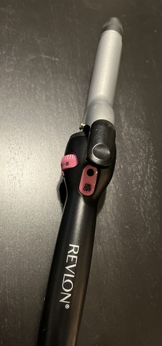 REVLON 1” CERAMIC STYLING CURLING IRON BLACK RV051 HAIR CURLER No Box ...