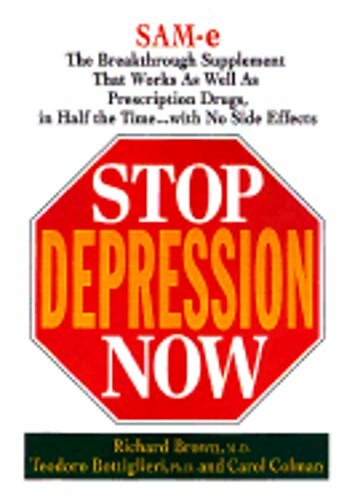 Stop Depression Now: Sam-E, the Breakthrough Supplement That Works as Well as 9780399145308| eBay