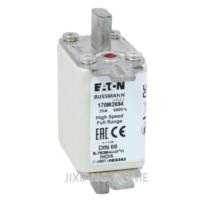 170M2694 Bussmann fuse, 700V (UL), 690V (IEC), 25A, Class gR, DIN43620 ...