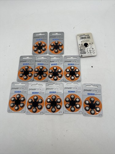 PowerOne Hearing Aid Batteries Size P13 Fresh Expire 2024 - 70 ...