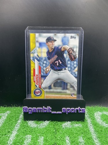 2020 Topps Update Sean Poppen Yellow #U-79 Minnesota Twins Rookie | eBay