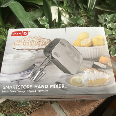 Dash Smart Store 3 - Speed 150 Watt Hand Mixer - White | eBay