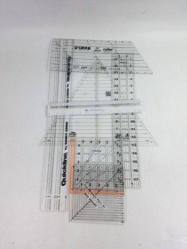 (7) Olfa, Fiskars, Quickline, Creative Grid Quilting Sewing Pattern ...