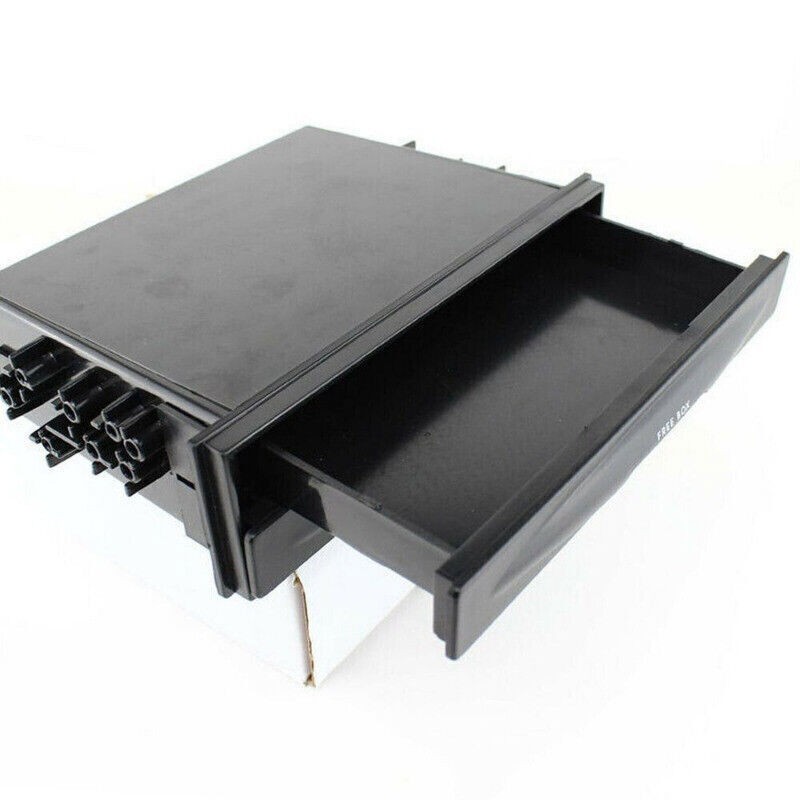 Double Din Radio Installation Pocket Cup Holder Storage Box For Car ...