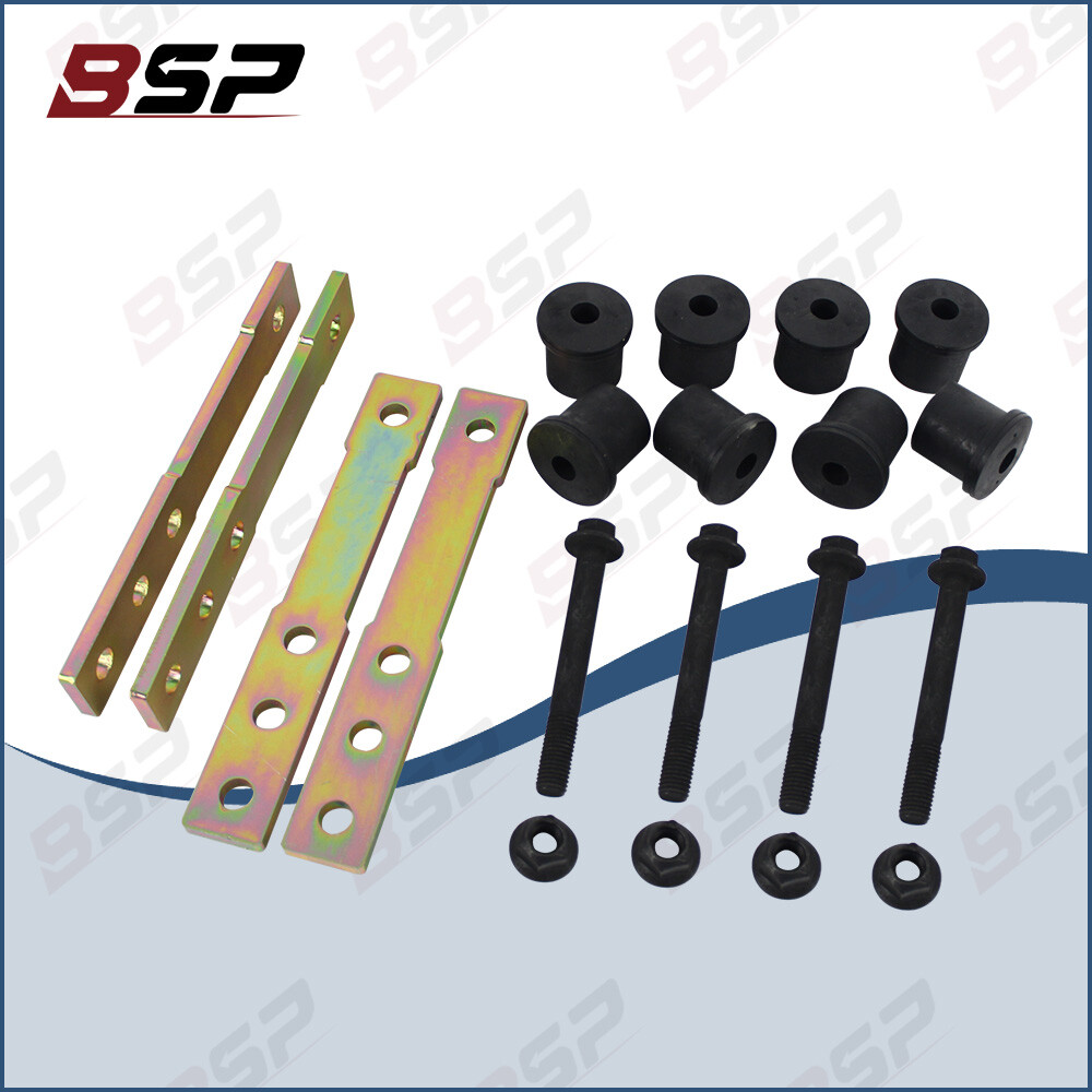 Adjustable 1" 2" 3" 4" Rear Shackle Lift Kit 76-81 Camaro Firebird ...