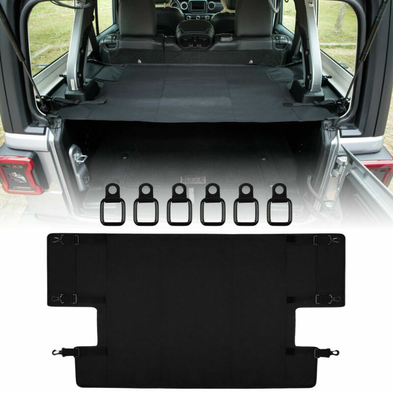 Trunk Cargo Cover Shade Security Shield For 07~18 Jeep Wrangler JK JKU ...