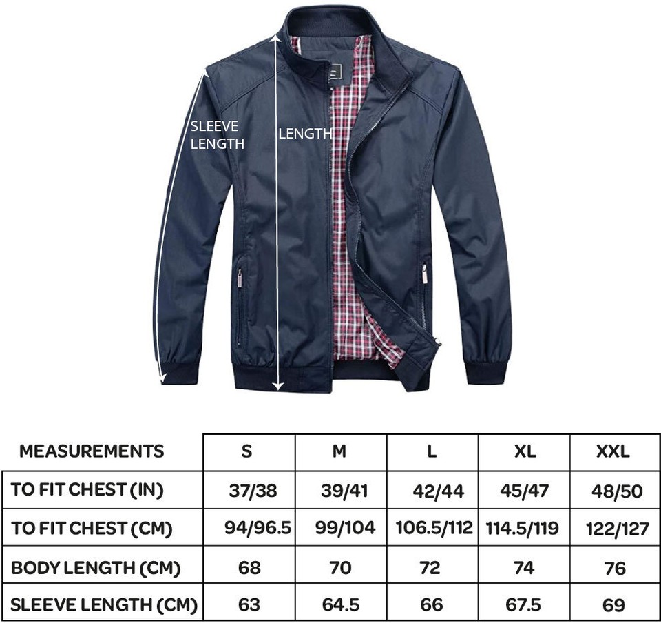 Mens Jacket Smart Causal Bomber Jacket Men Spring Jackets for Men UK ...