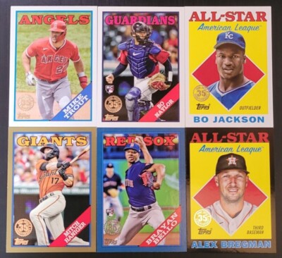 2023 Topps Series 1 / Series 2 / Update 1988 Topps 35th Anniversary You ...