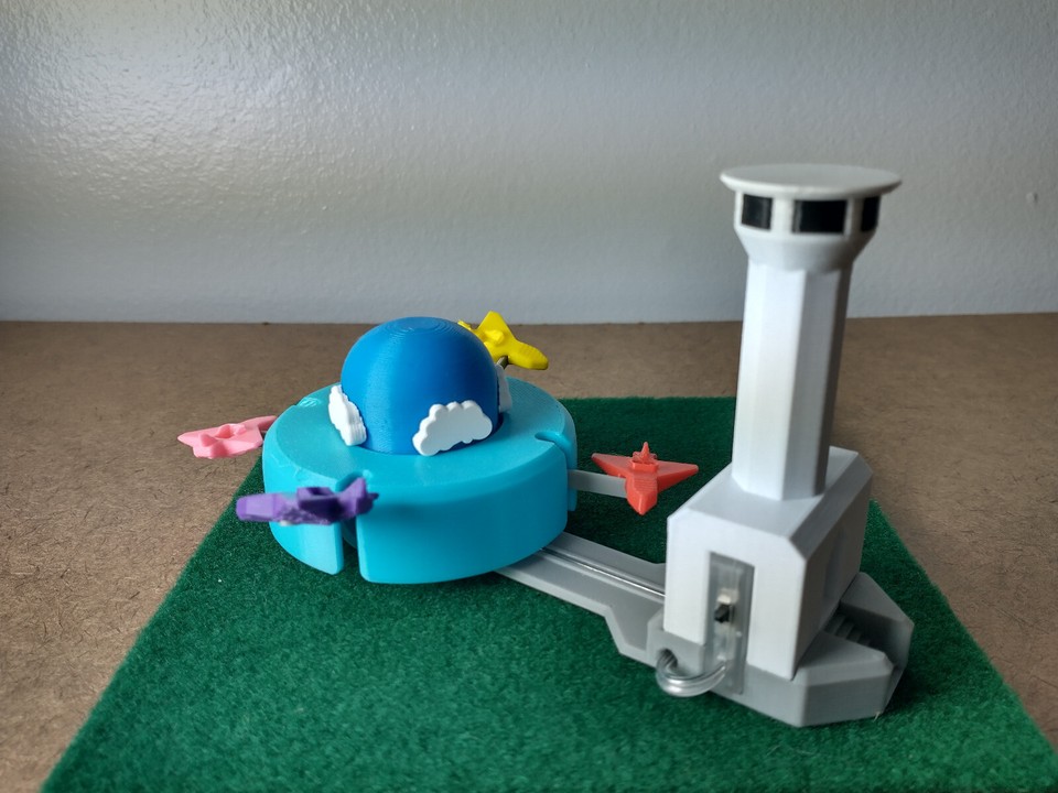 Micro Airplanes Model Ride - N Scale - Motorized - Rotates & Oscillates ...