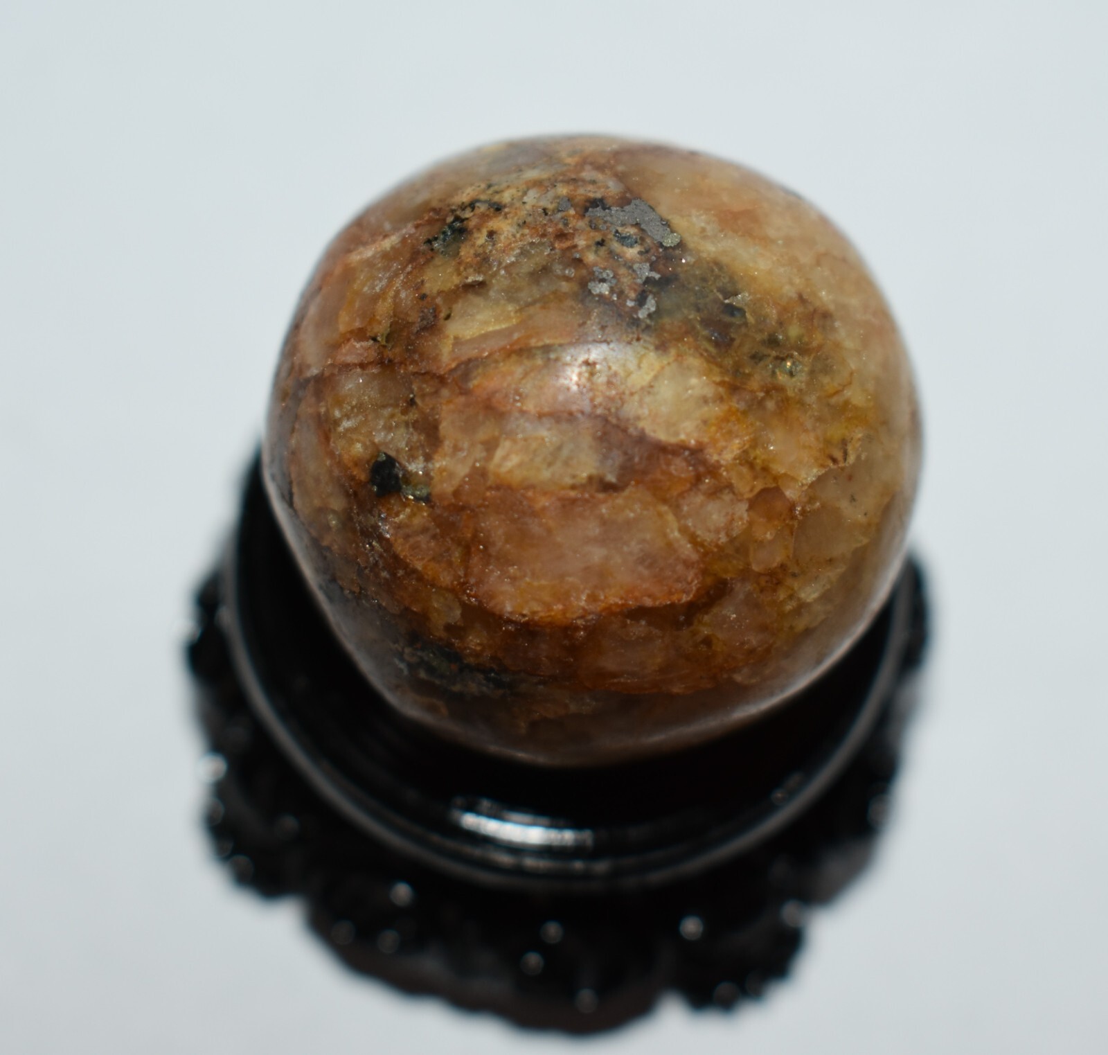 Gold Ore Golden Quartz Sphere Gold Silver Copper 1800s Ore Knob Copper ...