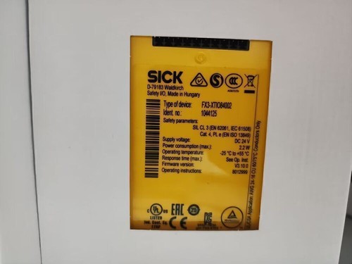 Original New SICK FX3-XTIO84002 Safety Relay FX3XTIO84002 Free Shipping ...