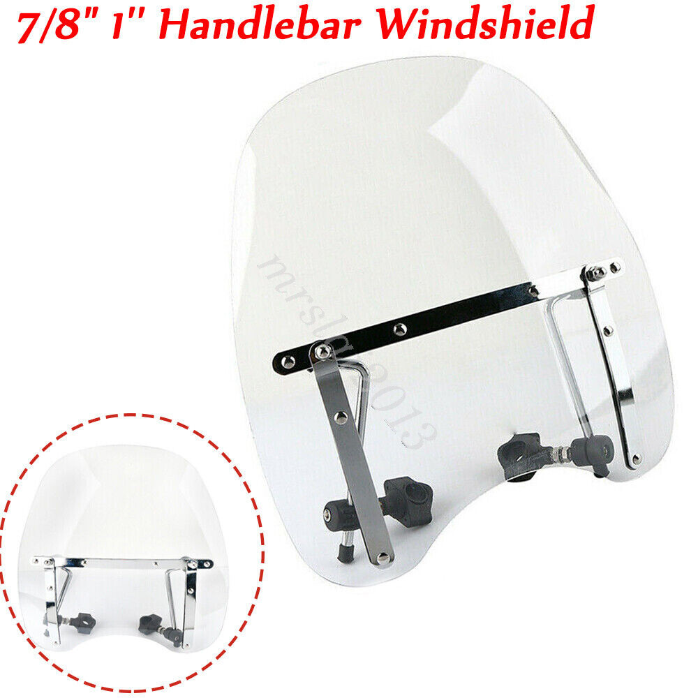 Motorbike Wind Screen Deflector Windscreen Motorcycle Front Windshield ...