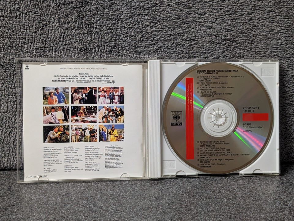 CADDYSHACK II - RARE JAPAN CD SOUNDTRACK - FREE SHIPPING | eBay