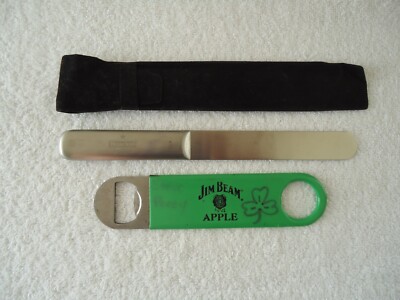 Mixed Lot Of 2 Barware Items,1,Heineken Beer Skimmer,1,Jim Beam Apple ...