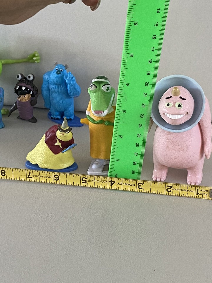 Disney Pixar Monsters Inc Action Lot 8 Toy Sulley Mike Boo Roz Sullivan ...