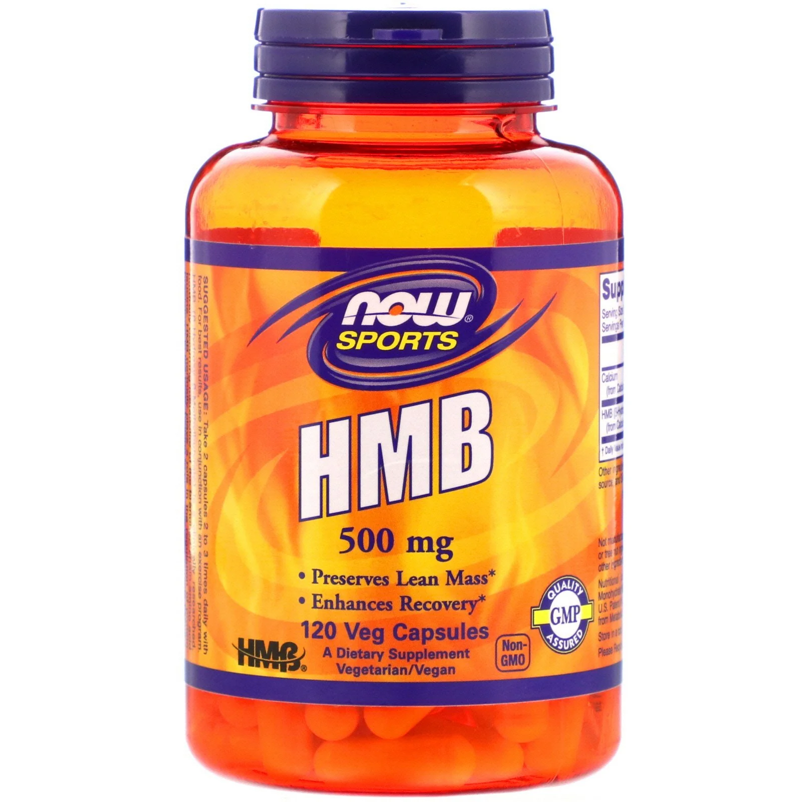 Now Foods, Sports, HMB, 500 mg, 120 Veg Capsules | eBay