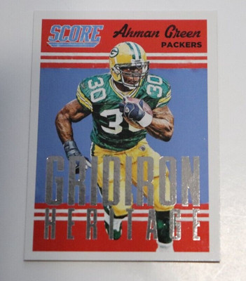 2015 Score Gridiron Heritage Ahman Green Green Bay Packers #11 | eBay