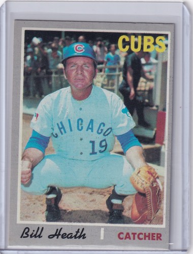 1970 Topps Baseball #541 Bill Heath - Chicago Cubs | eBay