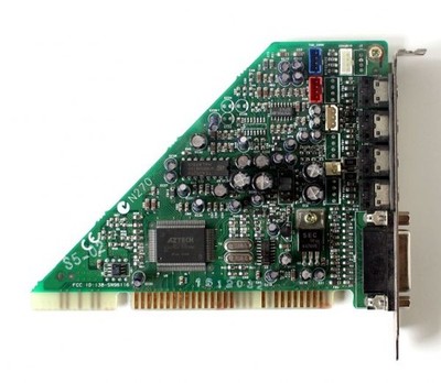 Sound card, I38-SN96116, 800-c3703j-a30, 3751 REV B, HP, ISA SOUND CARD ...