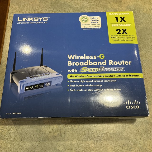 Linksys WRT54GS 54 Mbps 4-Port 10/100 Wireless G Router for sale online ...