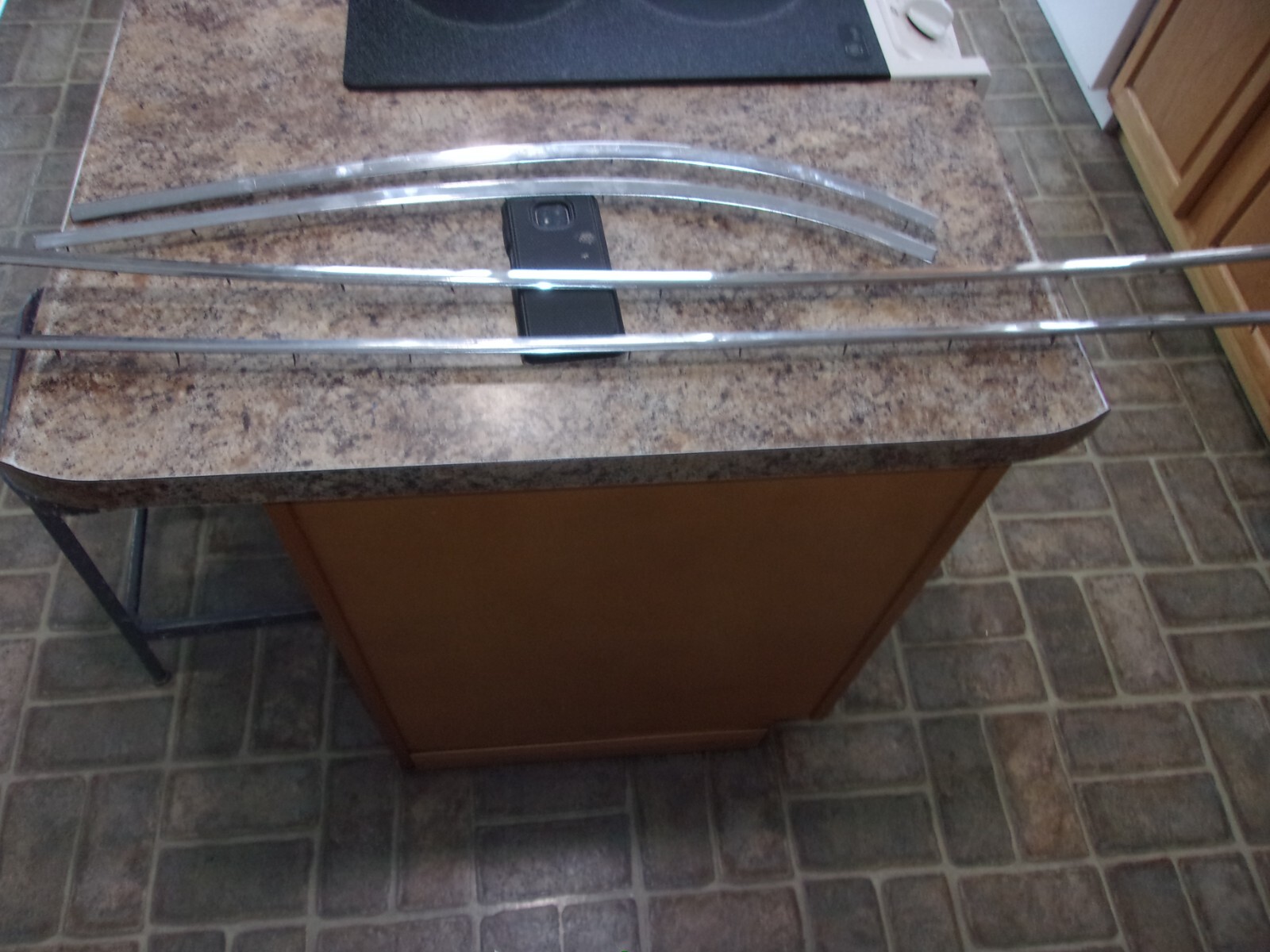 1957 Chevrolet 210 2 Door Sedan Wagon LH RH Door Panel Chrome Molding ...