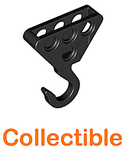 Lego METAL Technic Hook (large,black,crane,tow,truck,clasp,link,cord ...