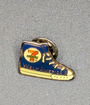 Vintage 7-11 Employee Pin Converse sneaker "Walk America" tennis shoe ...