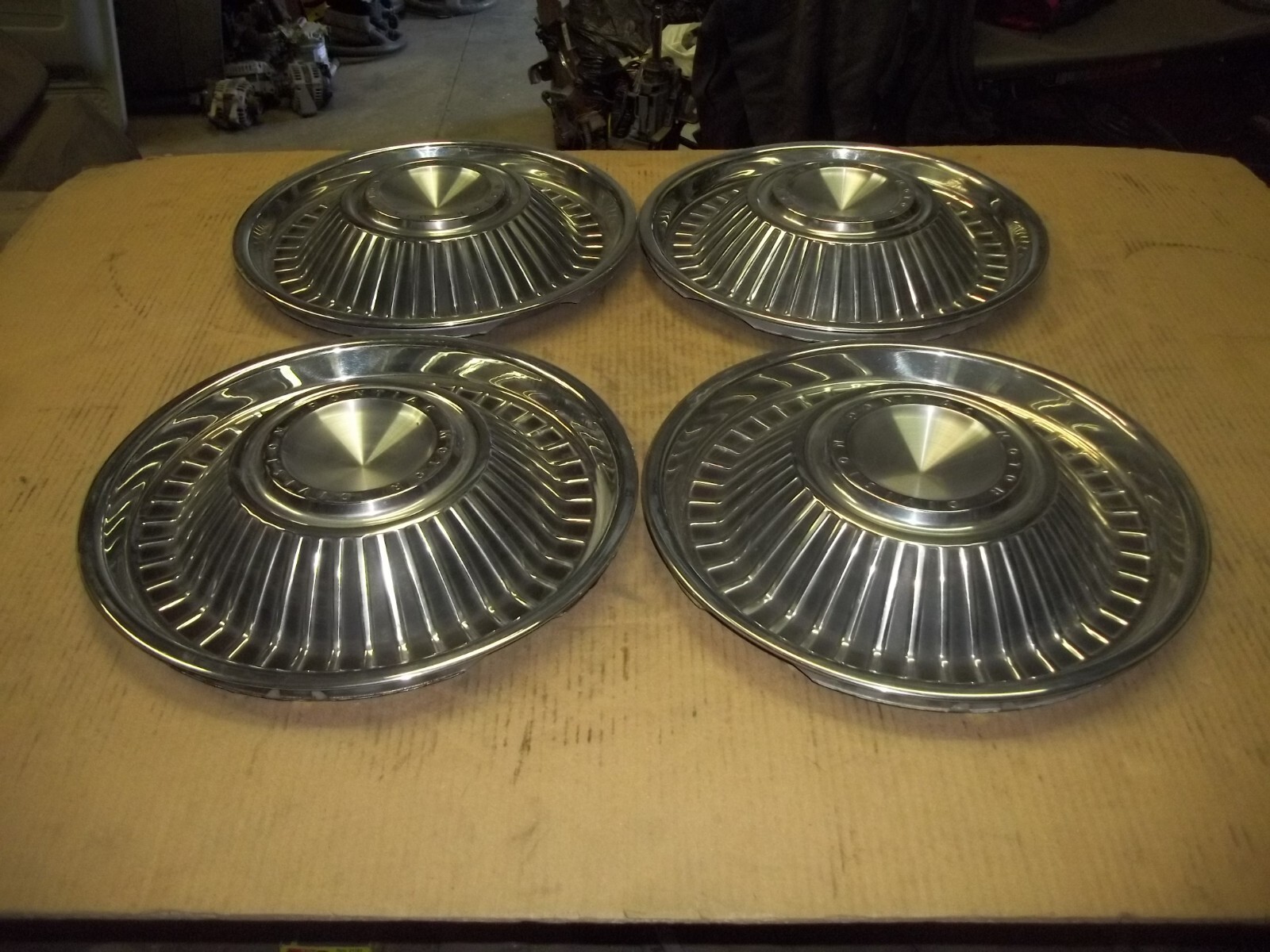 1963 63 Pontiac Bonneville Hubcap Rim Wheel Cover Hub Cap 14" OEM USED ...