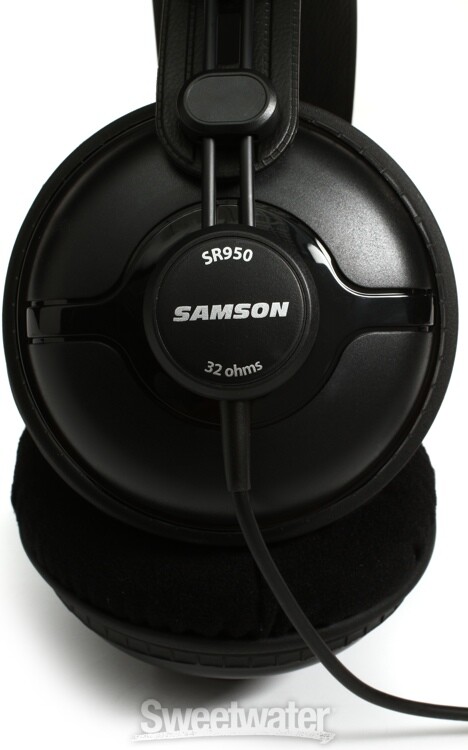 Samson Sr950 Professional Studio Reference Headphones Black for sale ...