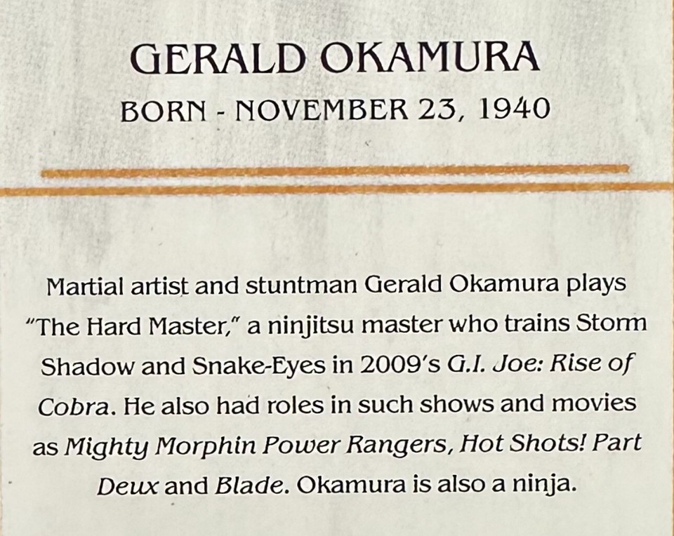 #33 GERALD OKAMURA 2009 Donruss Americana Martial artist card in ...