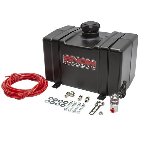 SNO-40014 Snow Performance 2.5 Gal Water-Methanol Tank w/ Quick-Connect ...