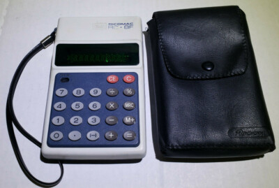 VINTAGE 1975 RICOH RICOMAC RC-8F CALCULATOR WITH ORIGINAL CASE | eBay