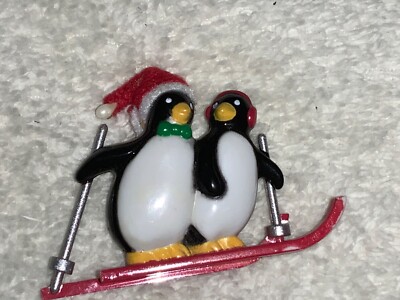 Penguin Couple Ice Skating Pin | eBay Australia