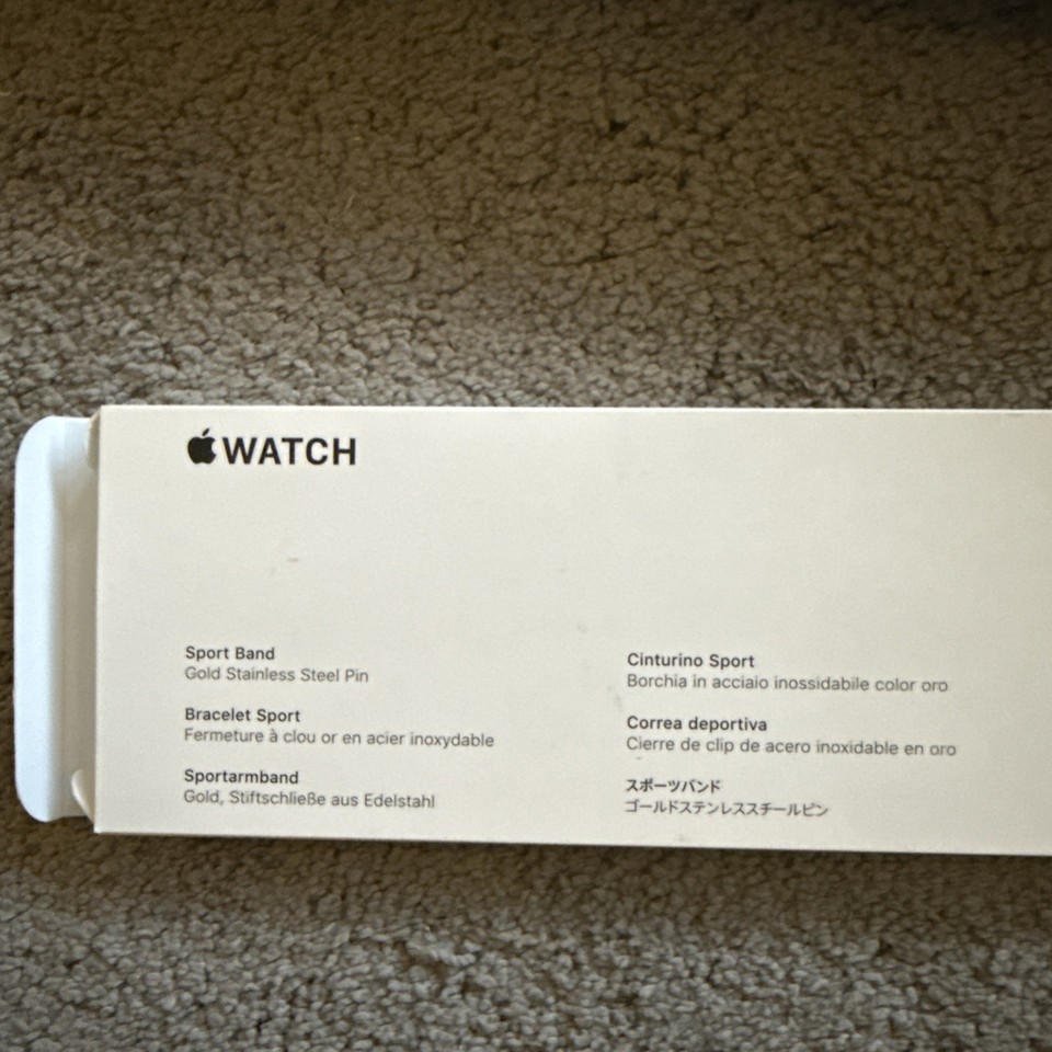 Genuine Apple Sport Band, Red, 40mm, RRP £45, S/M & M/L Bargain | eBay