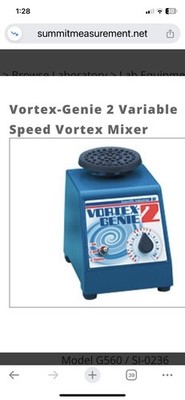 Scientific Industries Vortex Genie 2 Mixer Model G-560 | eBay