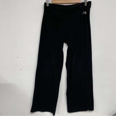 The North Face Black Fleece Wide Leg Sweatpants Womens S Pull On Casual ...