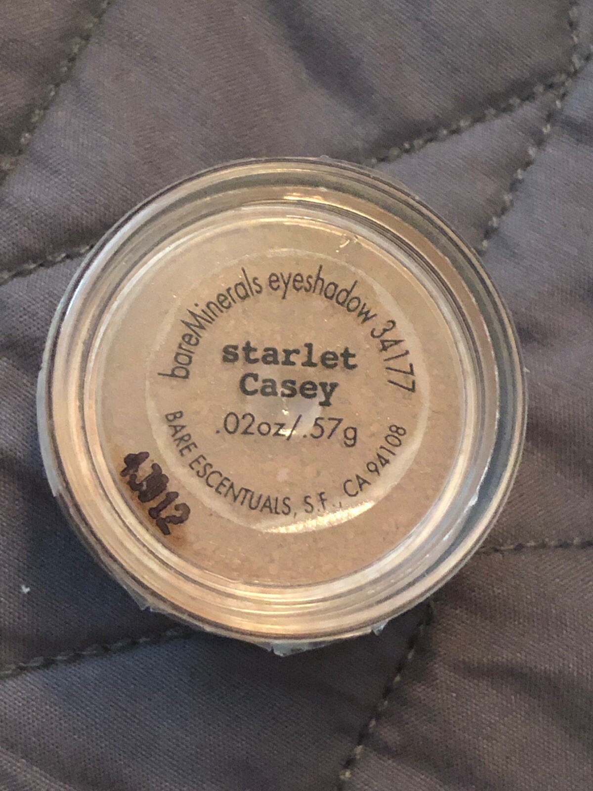 Bare Escentuals BareMinerals STARLET CASEY Eye Wet Dry Pigment Shadow ...