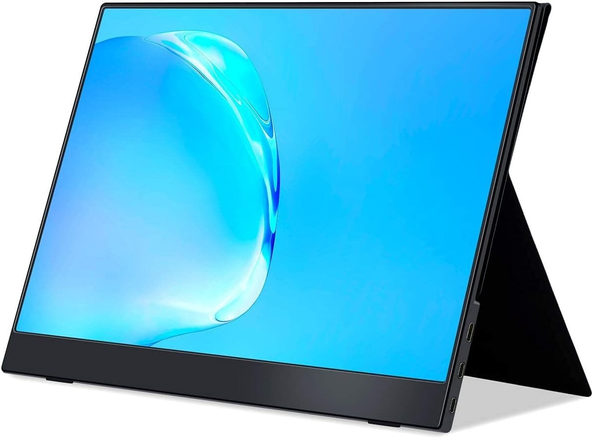 cocopar Portable Monitor 15.6 Inch 1080P Travel Monitor with Speaker ...