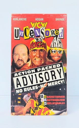 WCW Uncensored '95 (VHS, 1995) Hulk Hogan, Randy Savage, Avalanche | eBay