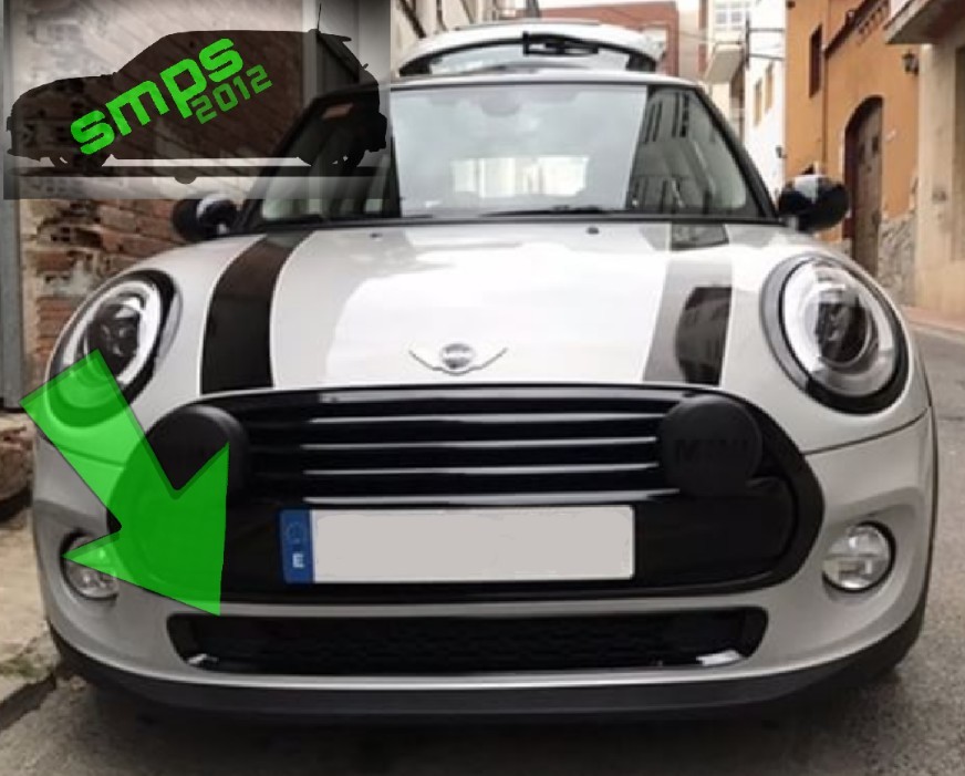 Mini Cooper F56 F55 F57 Gloss Black Lower Front Bottom Grille Cover ...