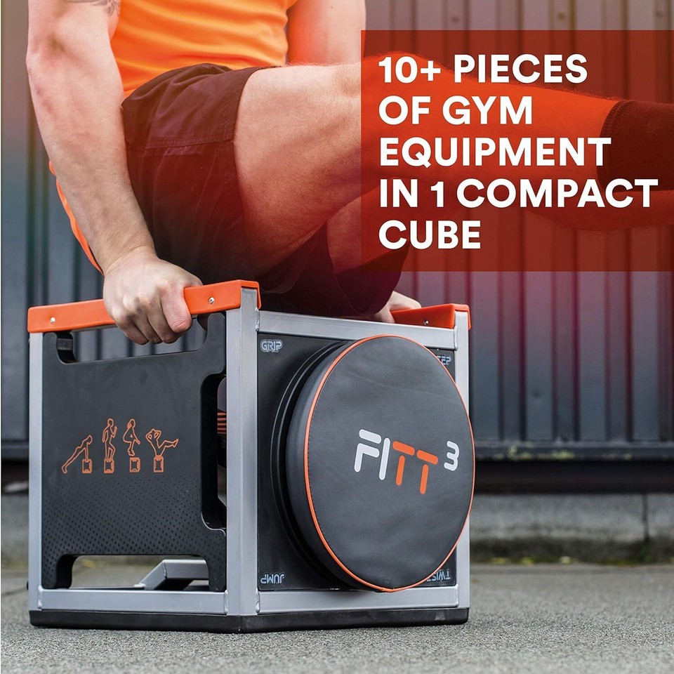 NEW FITT CUBE COMPACT MULTI-GYM CUBE-ORANGE | eBay