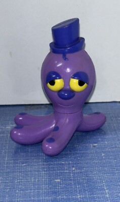 Powerpuff Girls Octi Octopus Purple PVC Figure Top Hat 2000 Cartoon ...