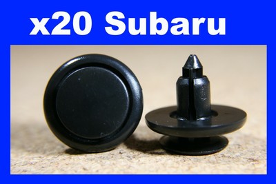 For SUBARU 20 bumper fender panel cover push fastener clips | eBay