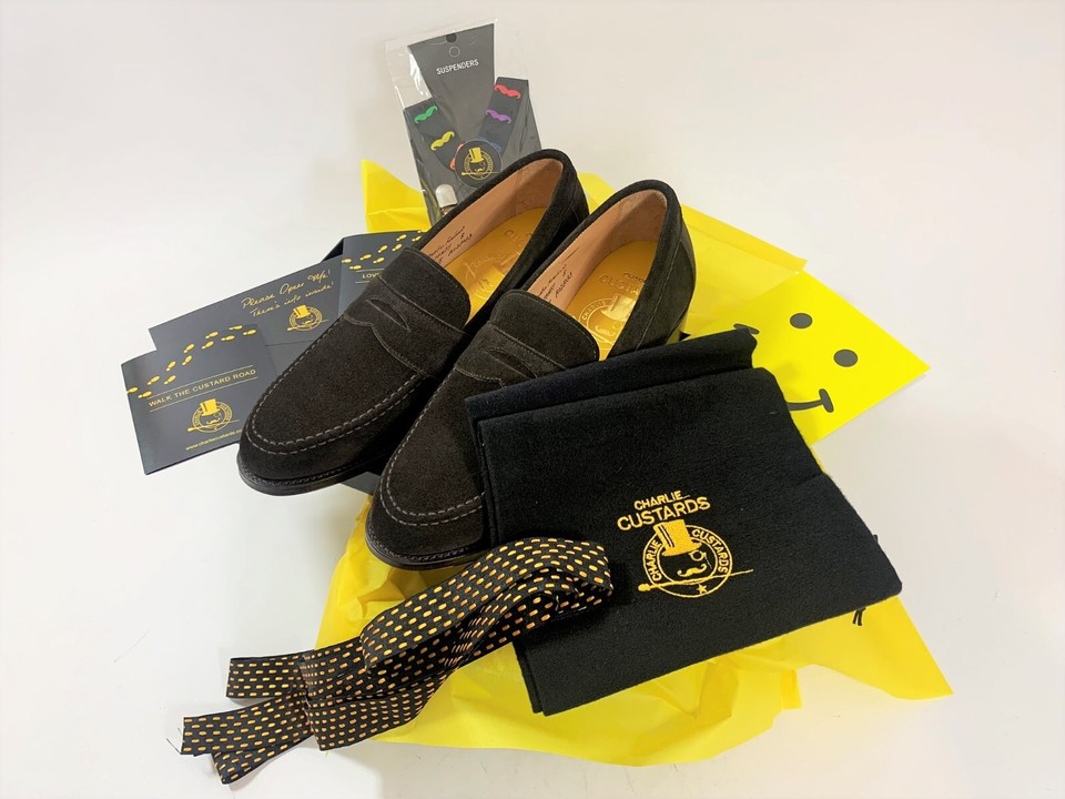 New Joseph Cheaney Charlie Custard Hadley Penny loafers UK 7.5 US 8.5 ...